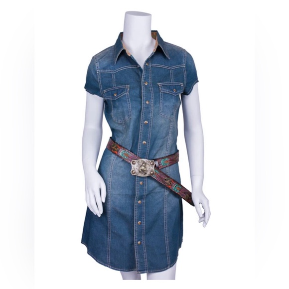 Cowgirl Justice | Dresses | Cowgirl Justice Ranch Denim Dress | Poshmark